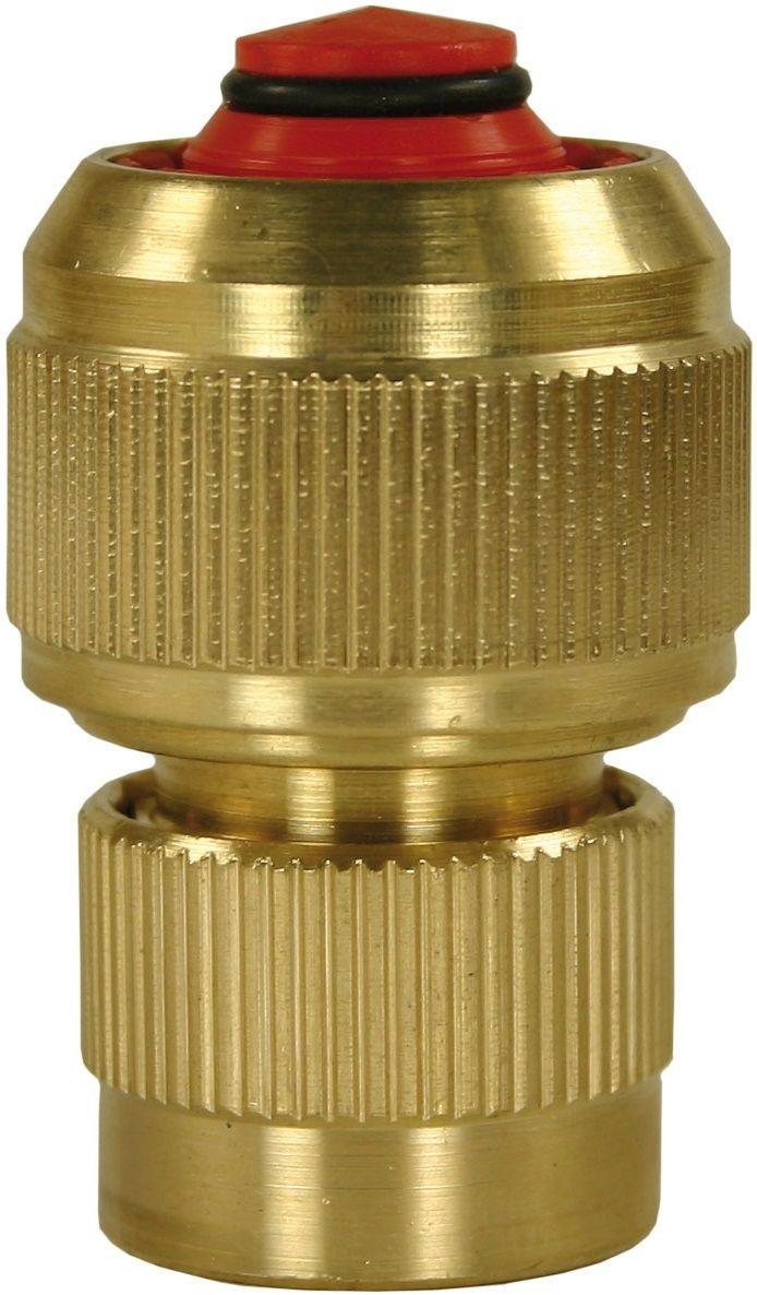 BRASS 1/2" COUPLING WITH NON RETURN VALVE – Total Exterior Supplies
